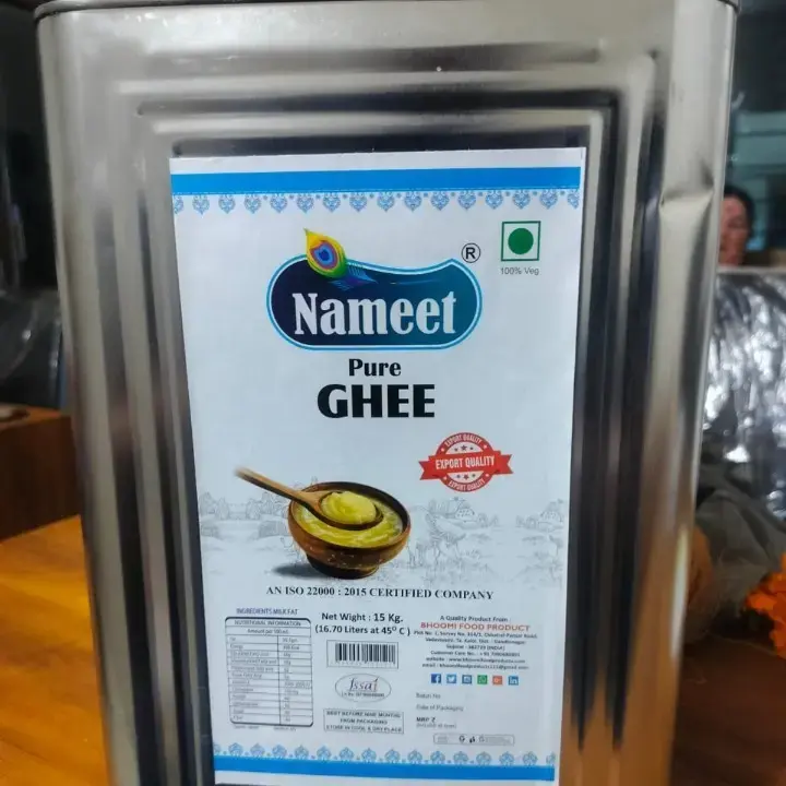 Buy 15 KG TIN / PURE GHEE online at best price | Farm and Stuff (F&S)