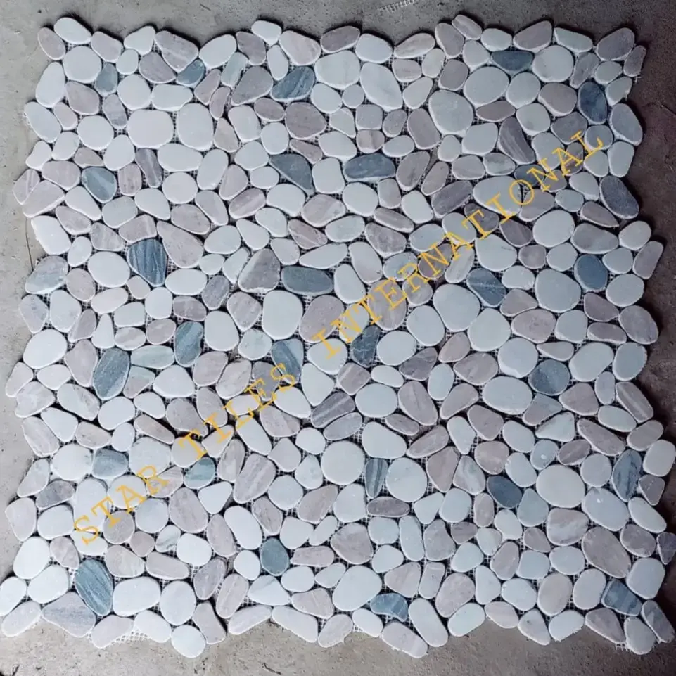Buy online Pebble Stone Mosaic Tiles at best price