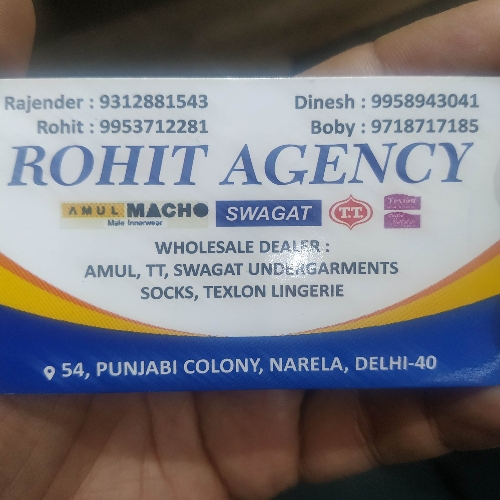 ROHIT AGENCY - Order Online