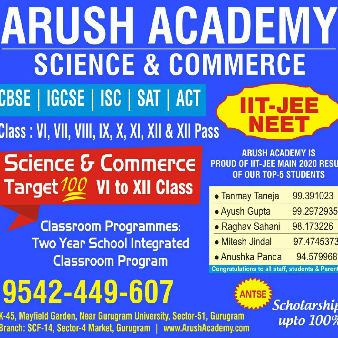 Arush Academy, Gurugram - Education